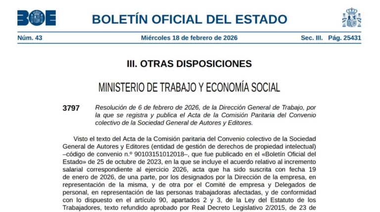 Ahora sí es oficial: publicada en el BOE la subida del SMI a 1.221 ...